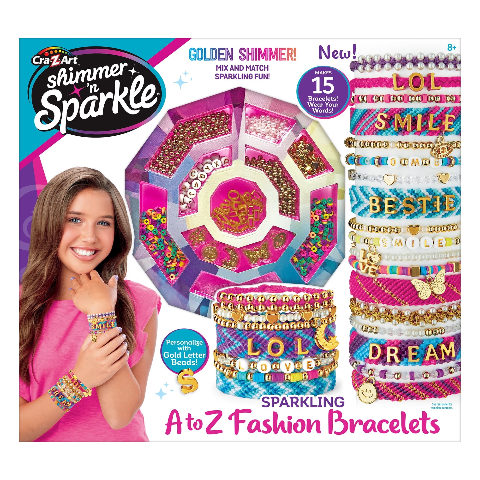 SHIMMER 'N SPARKLE SPARKLING A-Z FASHION BRACELETS - Walmart.com