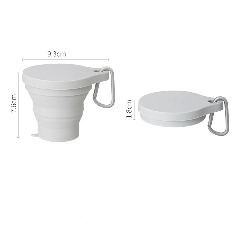 SHIMOYAMA 150ML Folding Cup Mini Retractable Cup Silicone Portable ...