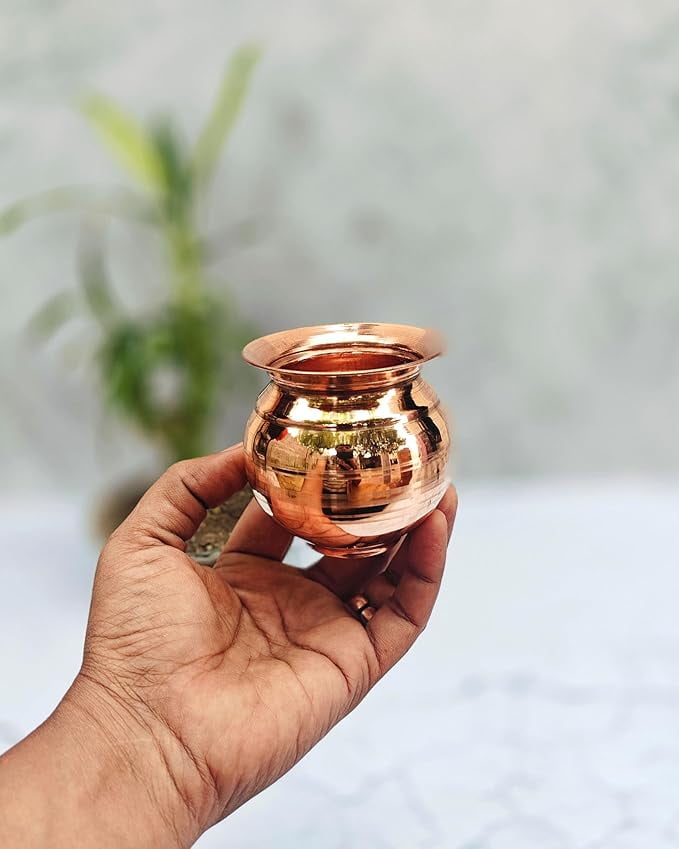 SHINDE EXPORTS Copper Pot Kalash for Pooja kalasham Small Large lota ...