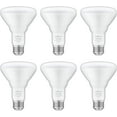 SHINESTAR 6-Pack BR30 LED Bulb, 65W, Dimmable, 2700K Warm White, 650LM ...