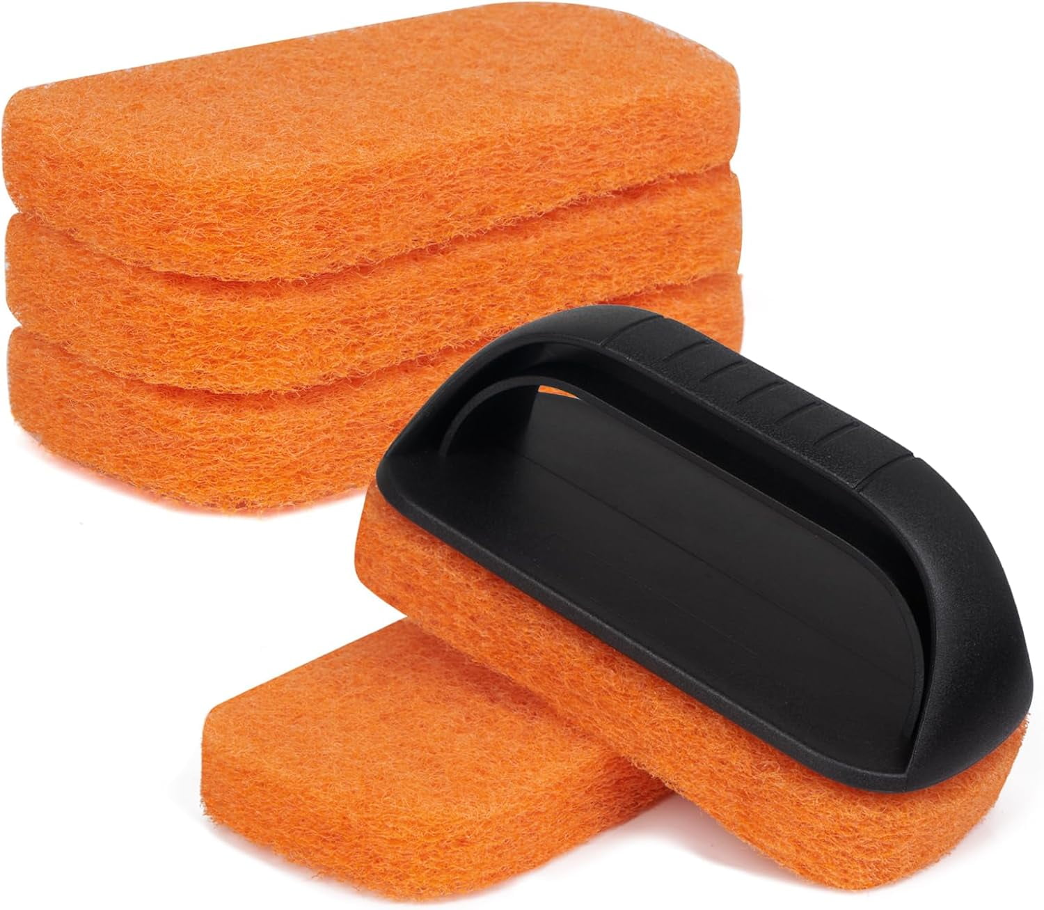 SHINESTAR Scouring Pad, 6-Piece Griddle Cleaner for Flat Top, Griddle ...