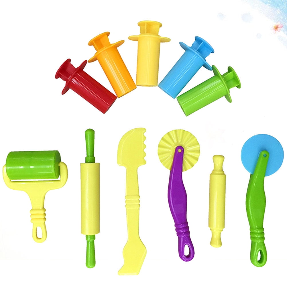 SHINYPASING 11Pcs Childrens Clay Tools with Cartoon Pattern Shape for ...