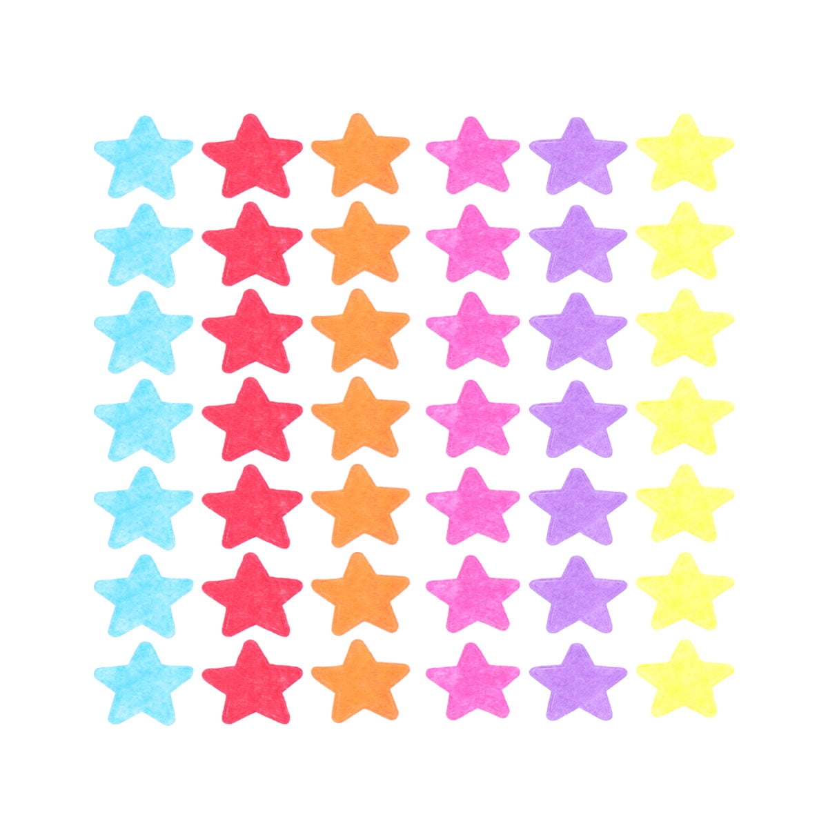SHINYPASING 13Pack Embroidered Patches Assorted Color Star Shaped Non ...
