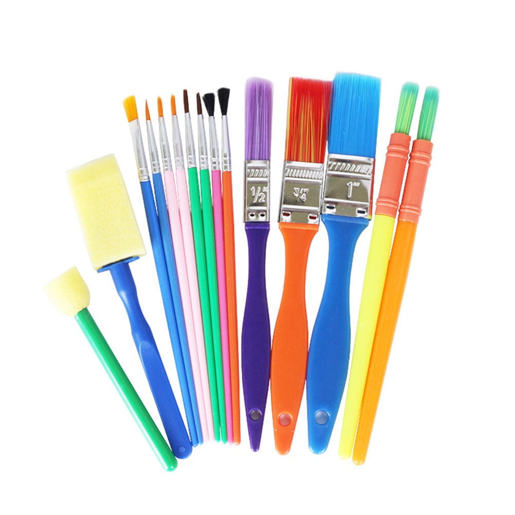 SHINYPASING 15 Pcs Painting Tools for Kids Assorted Color Plastic for ...