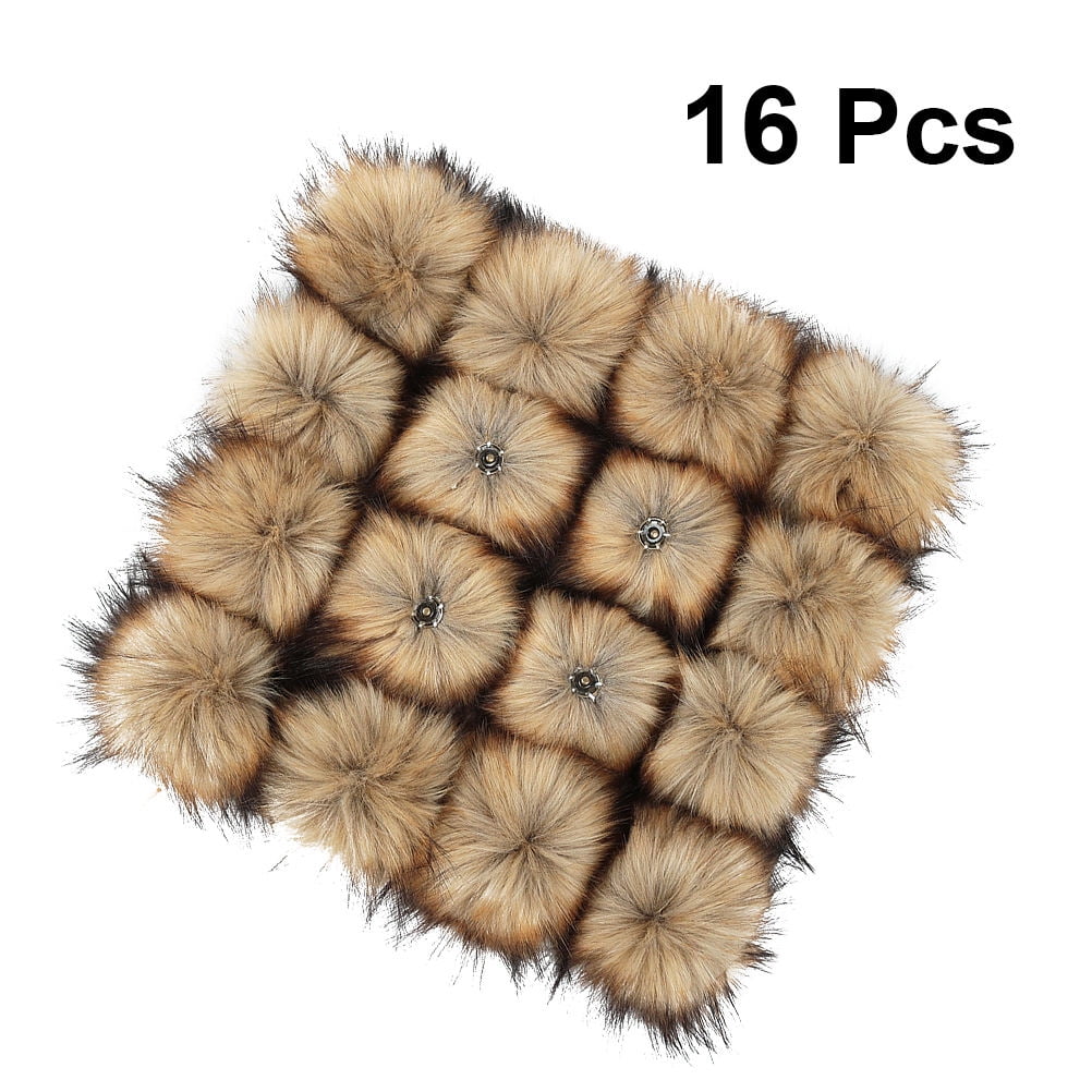 SHINYPASING 16Pcs Diy Plush Keychain Making Craft for Clothes ...