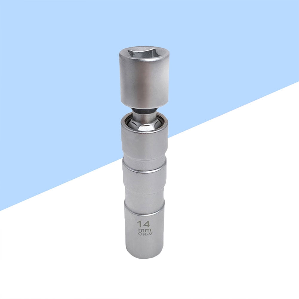 SHINYPASING 1Pack 12-Angle Spark Plug Sleeve for Automotive Repair glow ...