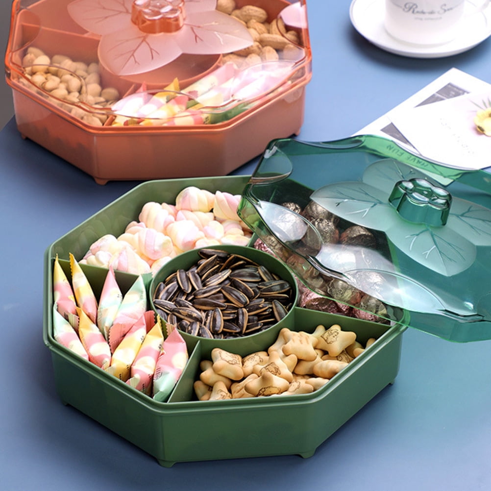 SHINYPASING 1Pack Elegant Dried Fruit Organizer Container for Living ...