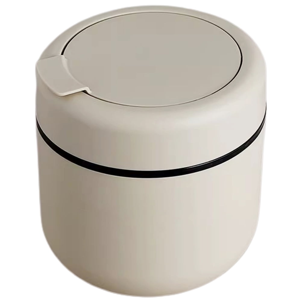 SHINYPASING 1Pack Plastic Mini Waste Bin Light Yellow 15.2x5.4in For ...