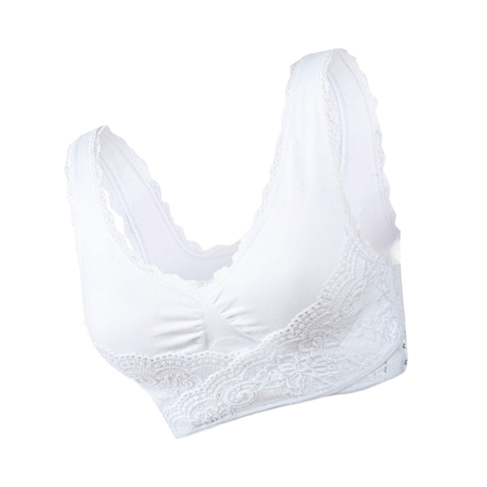 SHINYPASING 1Pack Women's Bras in Nylon with Strap Design in the Back ...