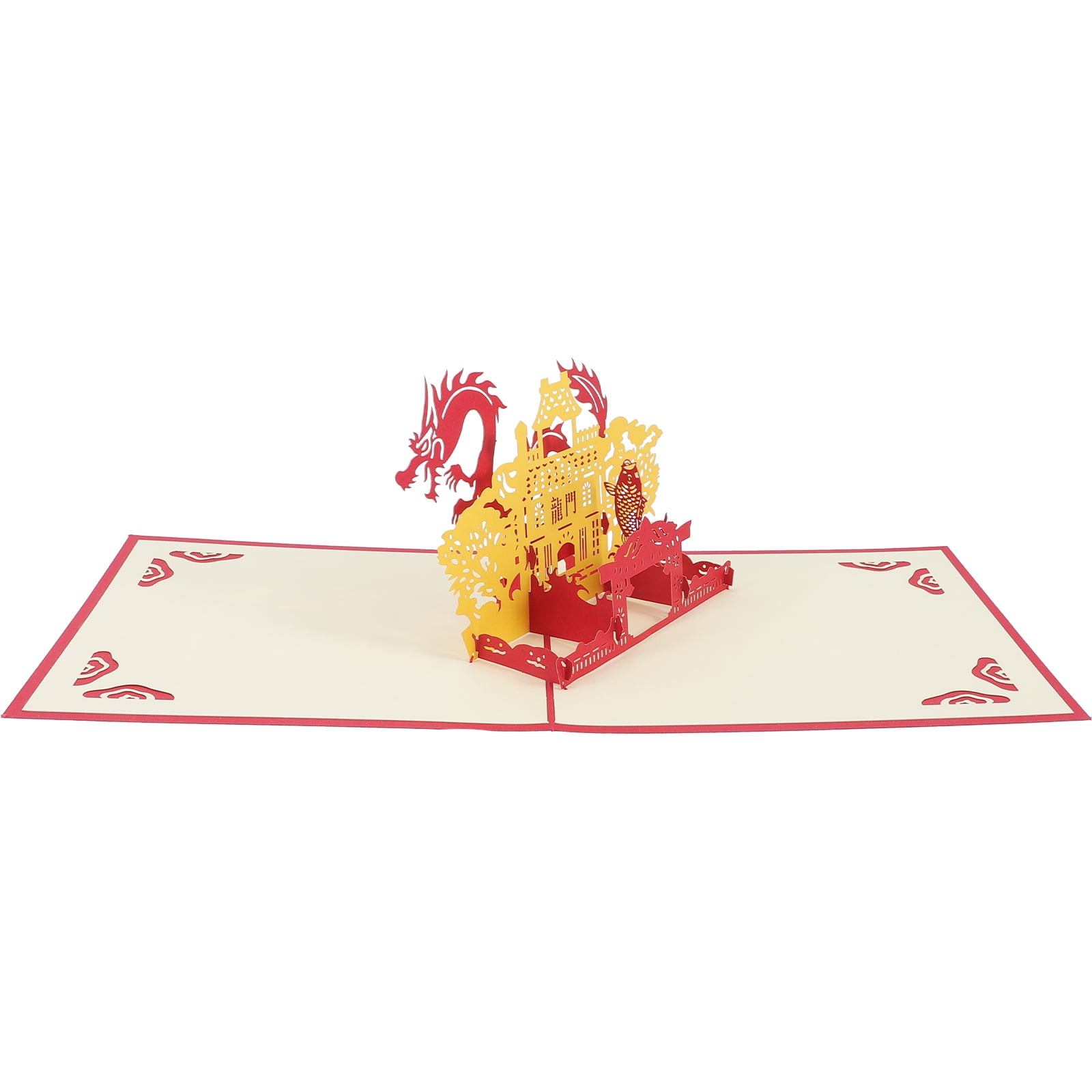 SHINYPASING 1Set 3D Hollow Dragon Graduation Card for Graduation Cards ...