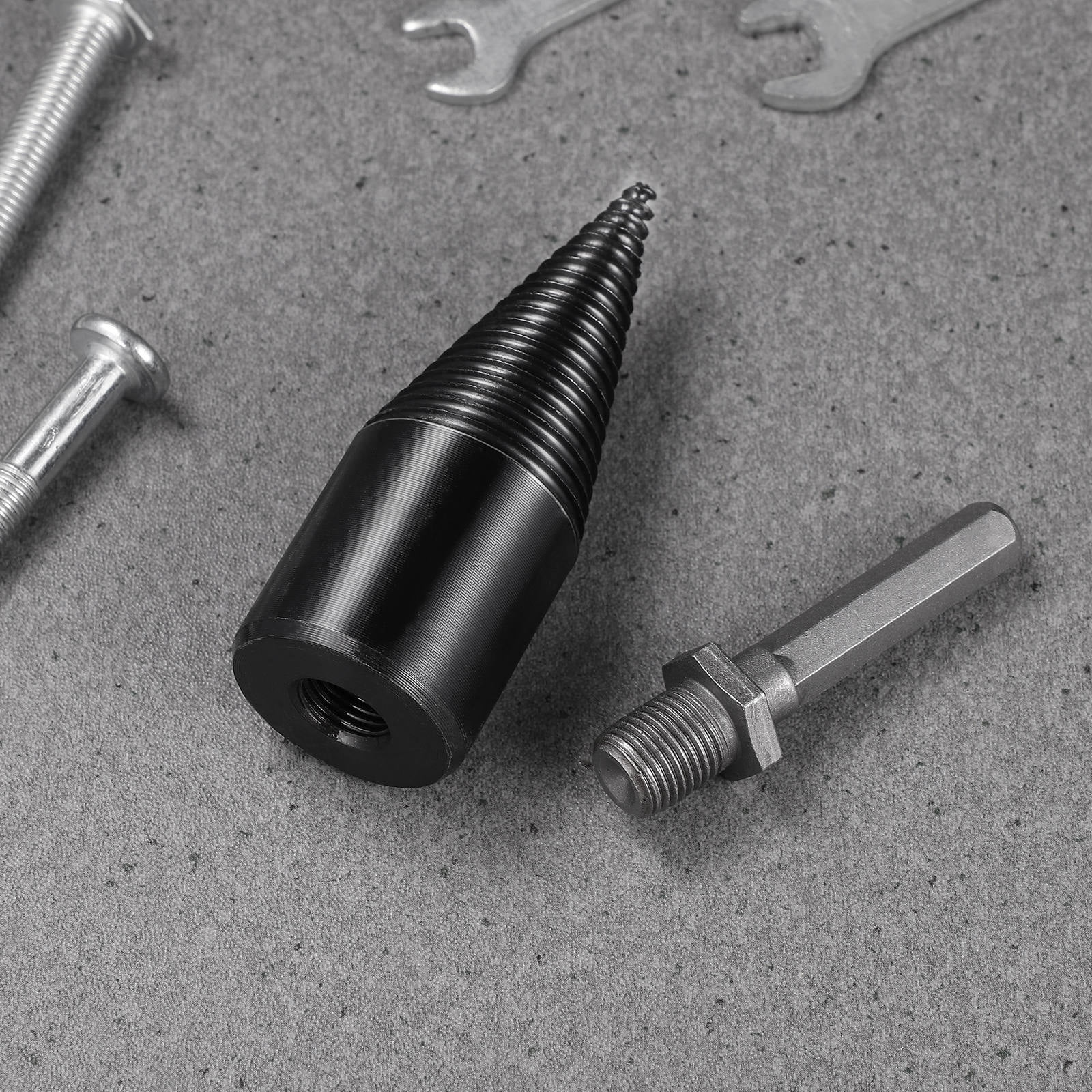 SHINYPASING 1Set Steel Wood Drill Bits Firewood Splitter Tool for ...