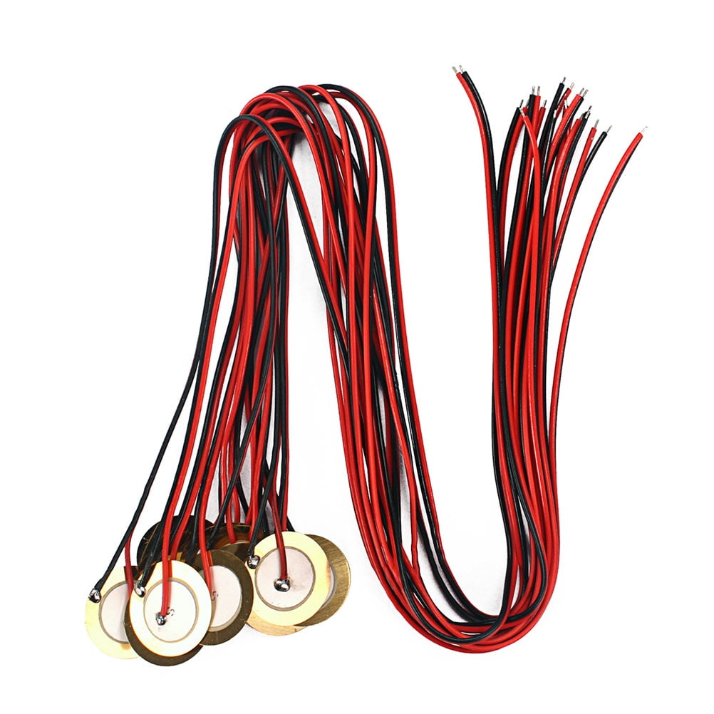 SHINYPASING 24Pack Copper Piezo Pickup Preamp for Acoustic Guitar and ...