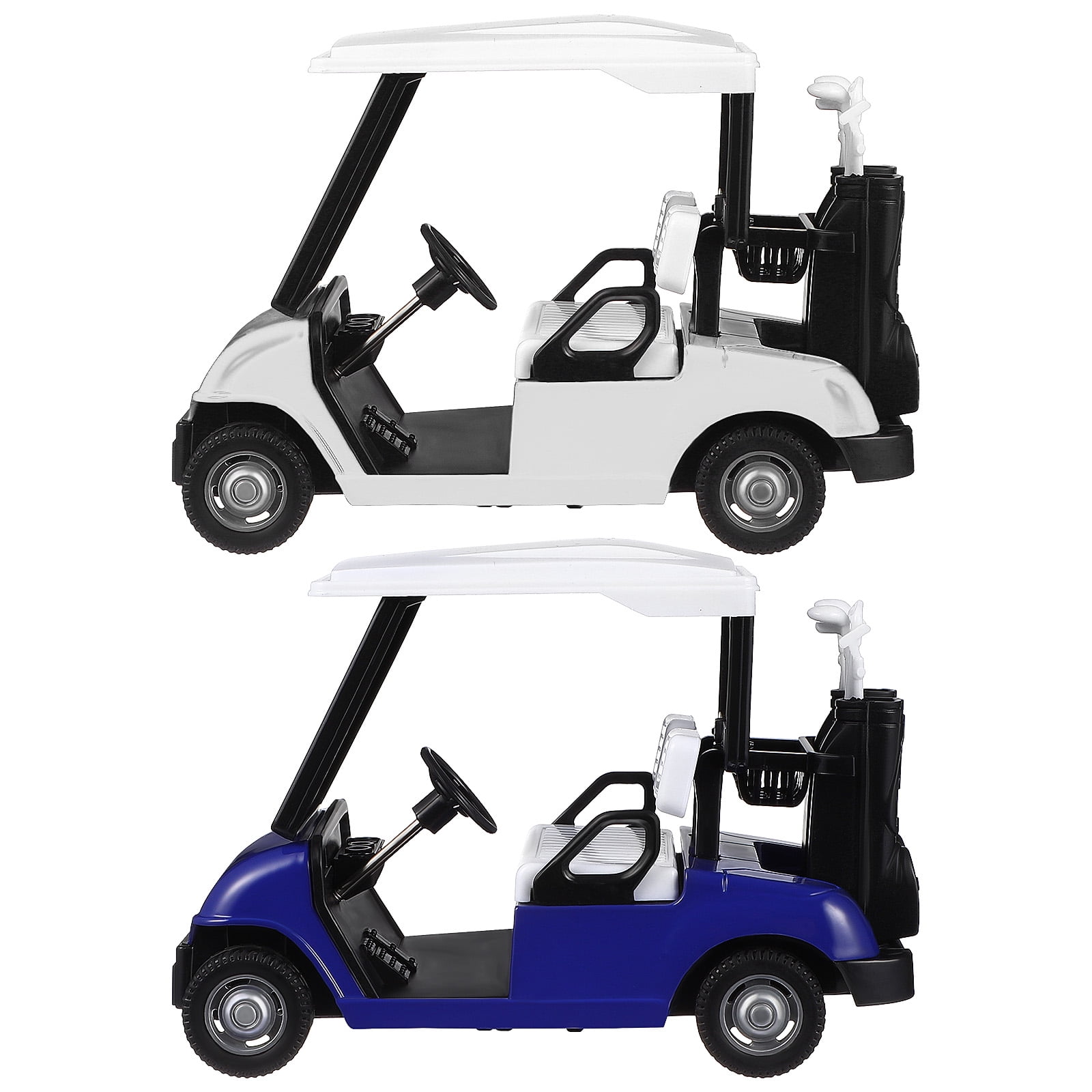 SHINYPASING 2Pcs Die Cast Golf Cart Toys for Children Develop Hand-Eye ...
