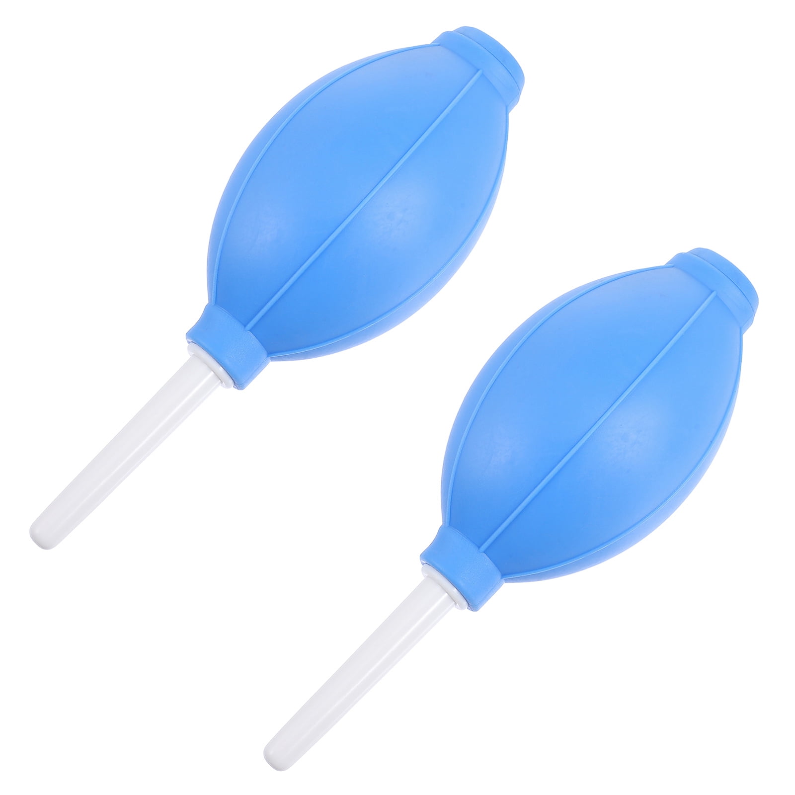 SHINYPASING 2Pcs Bulb Duster Air Blower Ball Blue Silicone Oval Shape ...