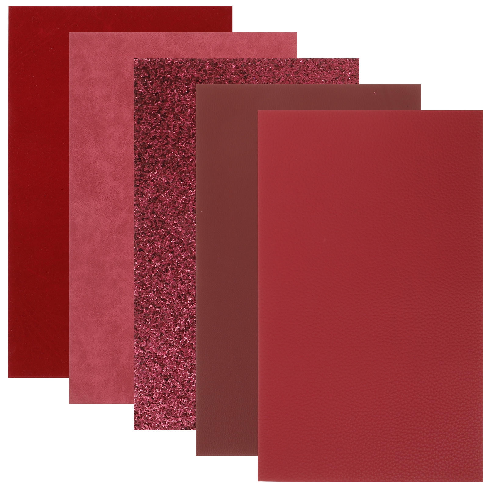 SHINYPASING 3 Pack Leather Sheets for Cutting with Faux Suede Fabric ...