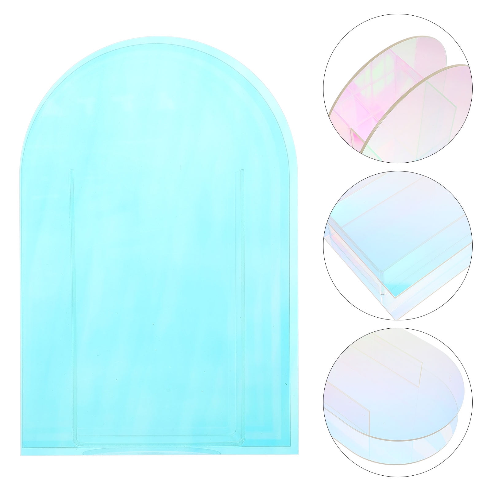 SHINYPASING 3Pack Decorative Flower Vase Container Acrylic Colorful for ...