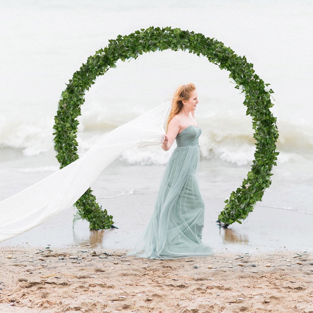 SHINYPASING 5 Strands Greenery Leaf Vine Garland for Scene Layout and ...