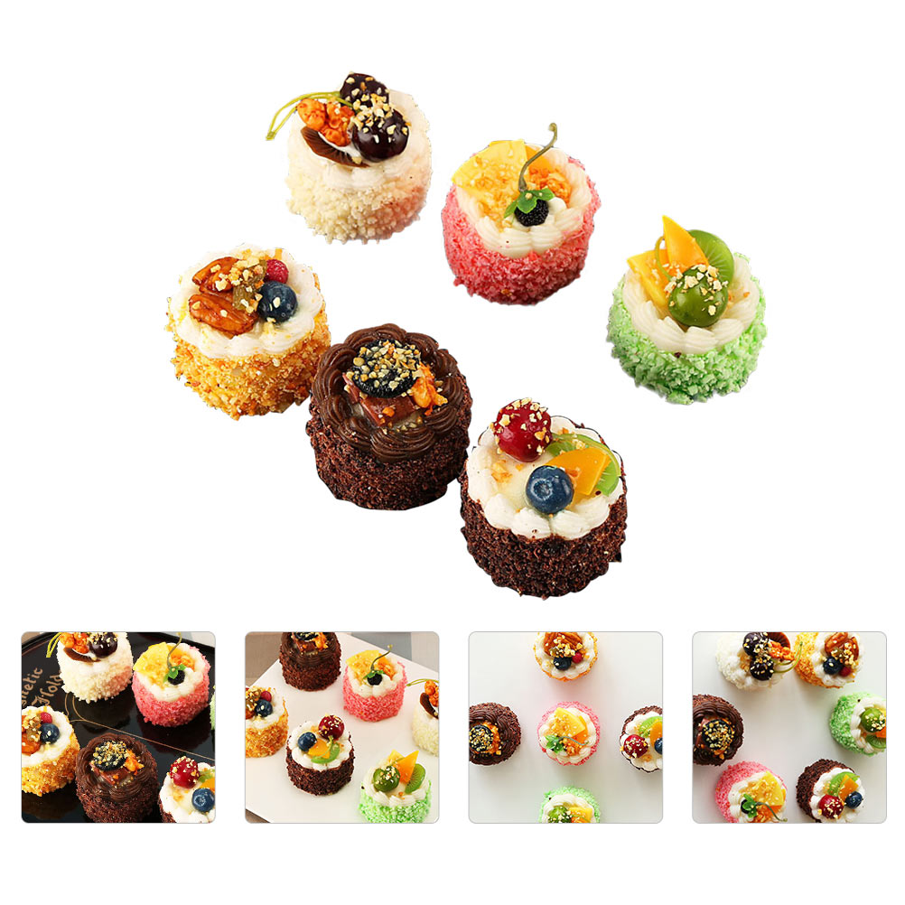 SHINYPASING Food Magnets Cake Magnet Stickers Resin Home Ornament ...
