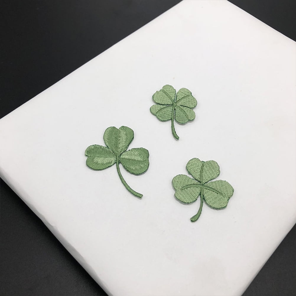 SHINYPASING Clothing Patch for Decor Made of Rayon Green Color 6pcs DIY ...