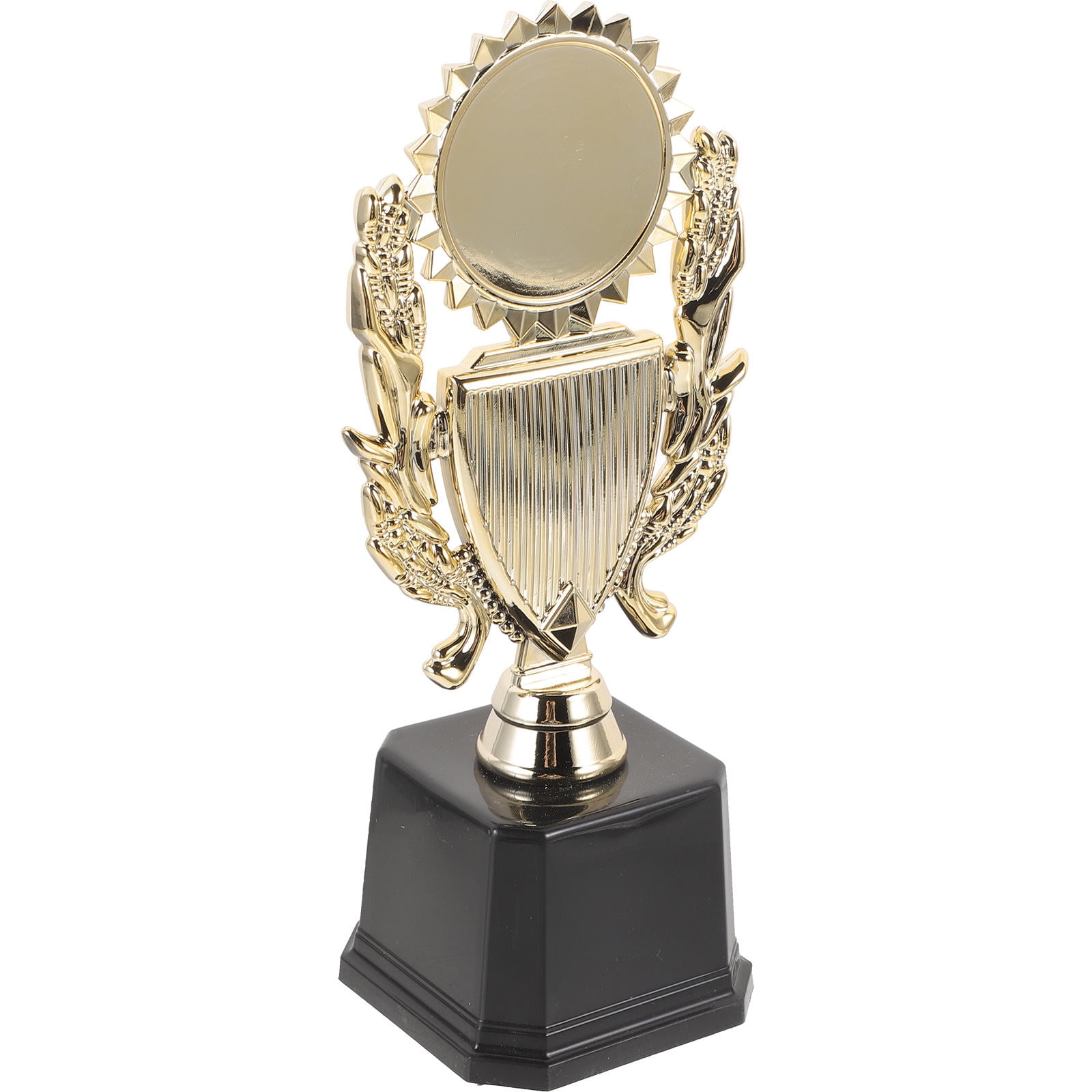 SHINYPASING Golden Plastic Winner Trophy Shape for Indoor Space ...