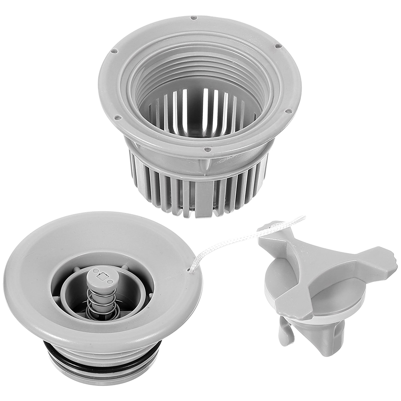 SHINYPASING Inflatable Marine Valve 1Pack Canoe Air Adapter Grey 5x6 ...