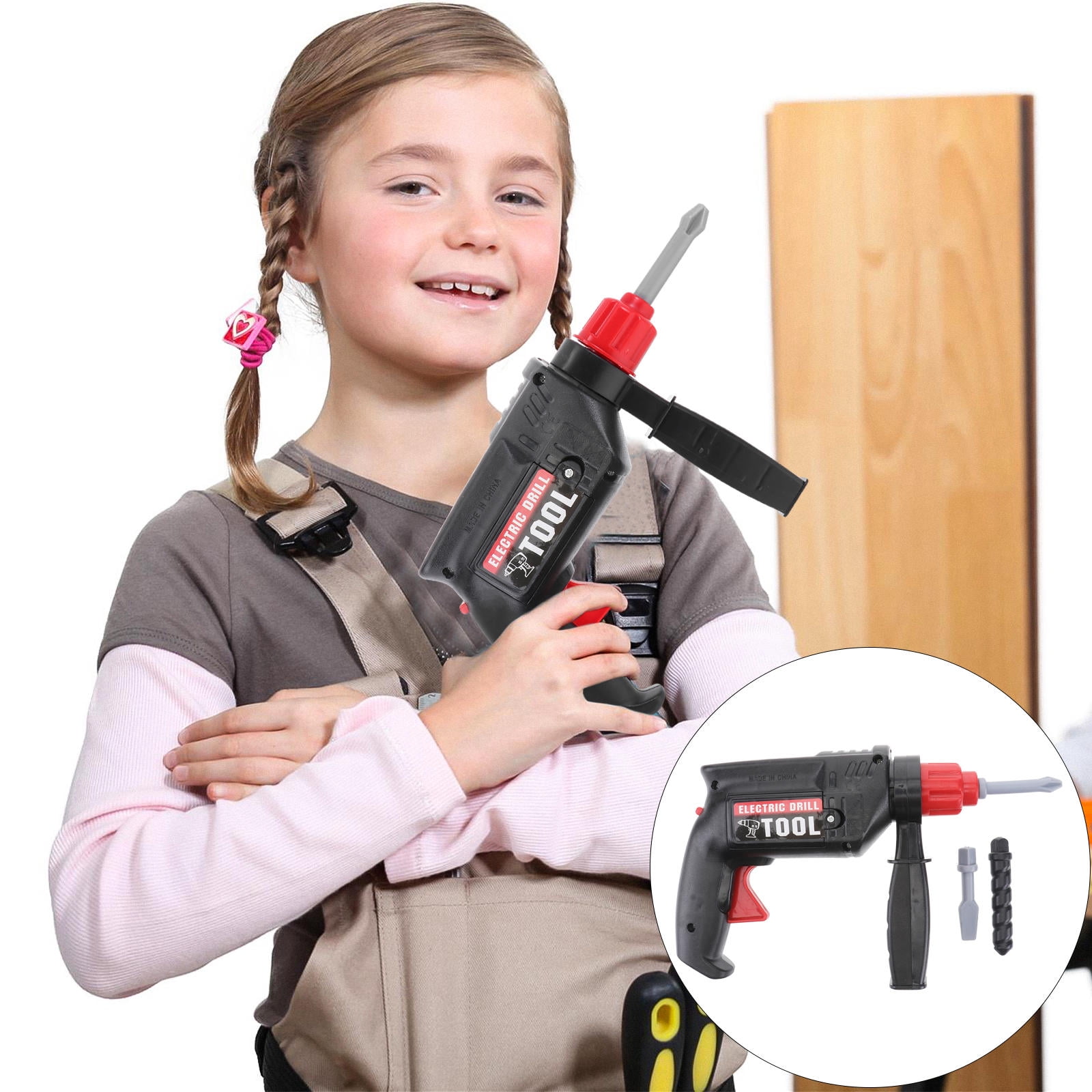 SHINYPASING Pretend Play Tool 1 Set for Kids Interested in Tools ...