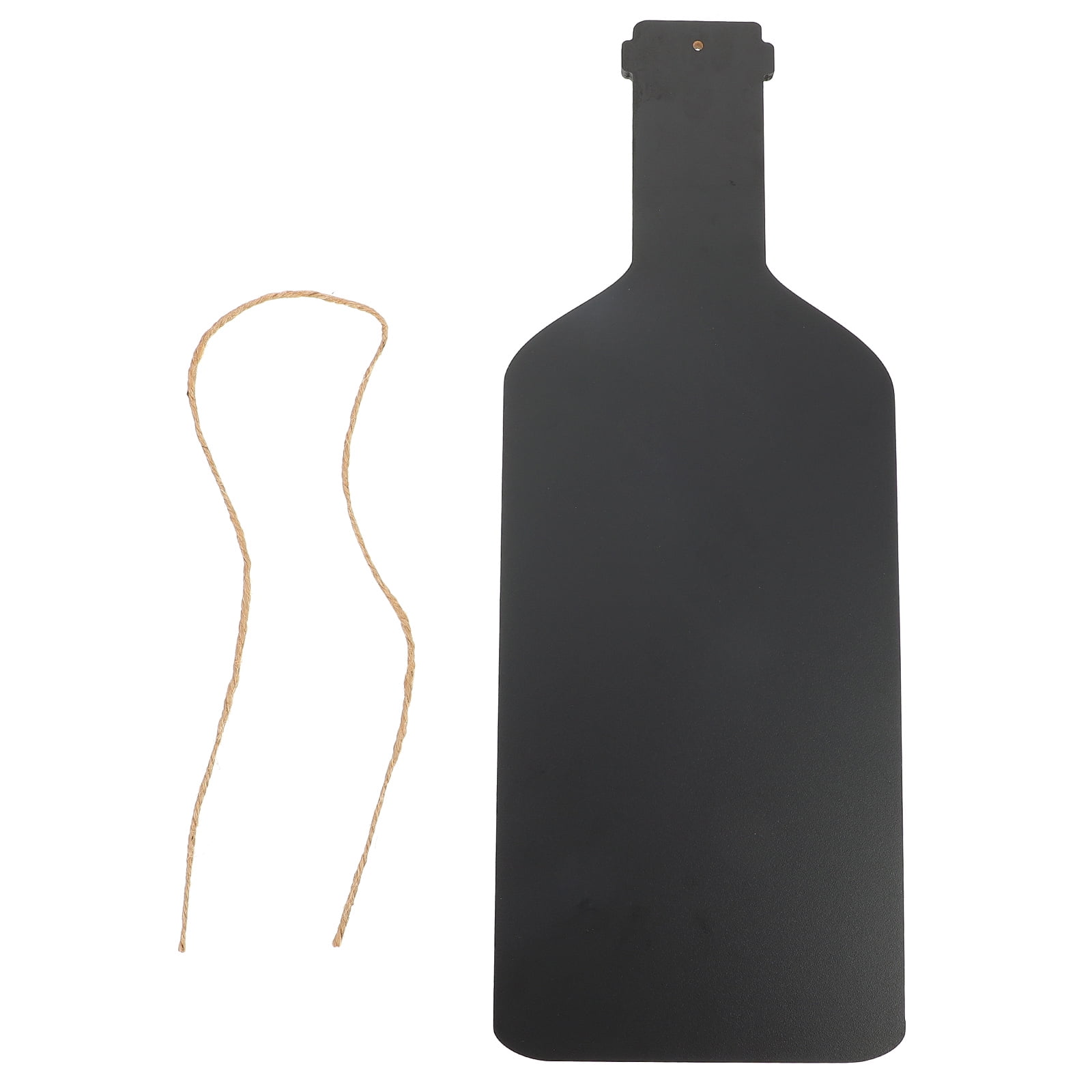 SHINYPASING Wine Bottle Shaped Blackboard for Bar Notice Board Rustic ...