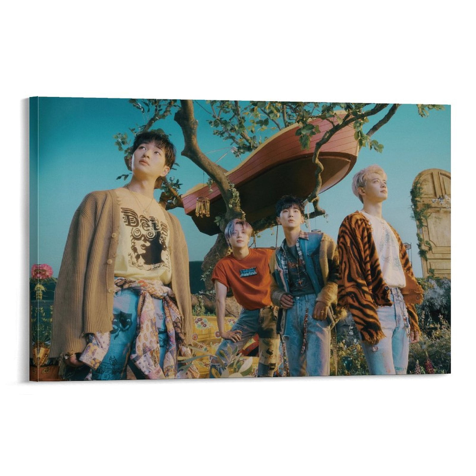 SHINee Boy Band South Korean K-pop Poster Posters Wall Art Painting ...