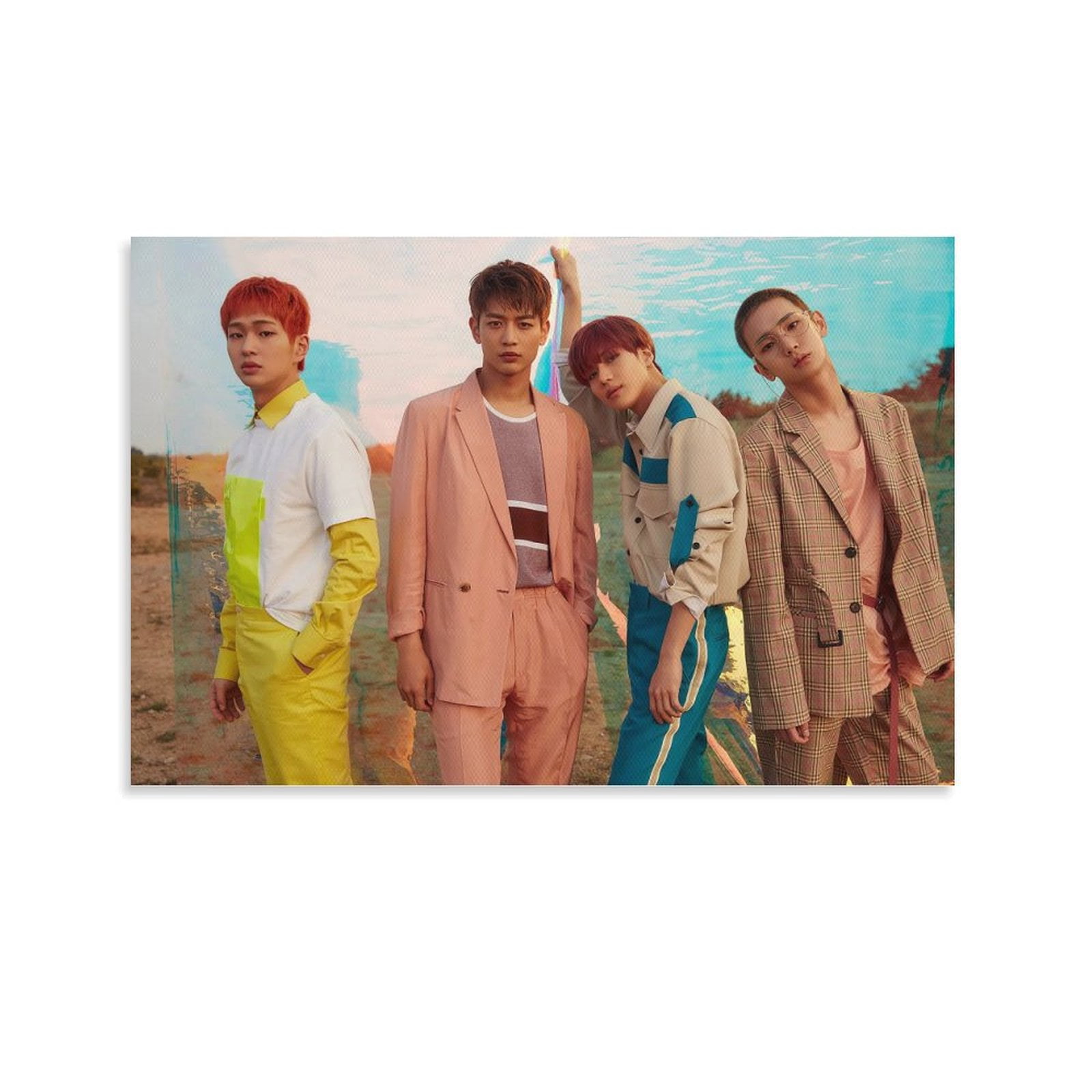 SHINee K-pop Boy Band Hot Poster Canvas Poster Wall Art Picture Prints ...