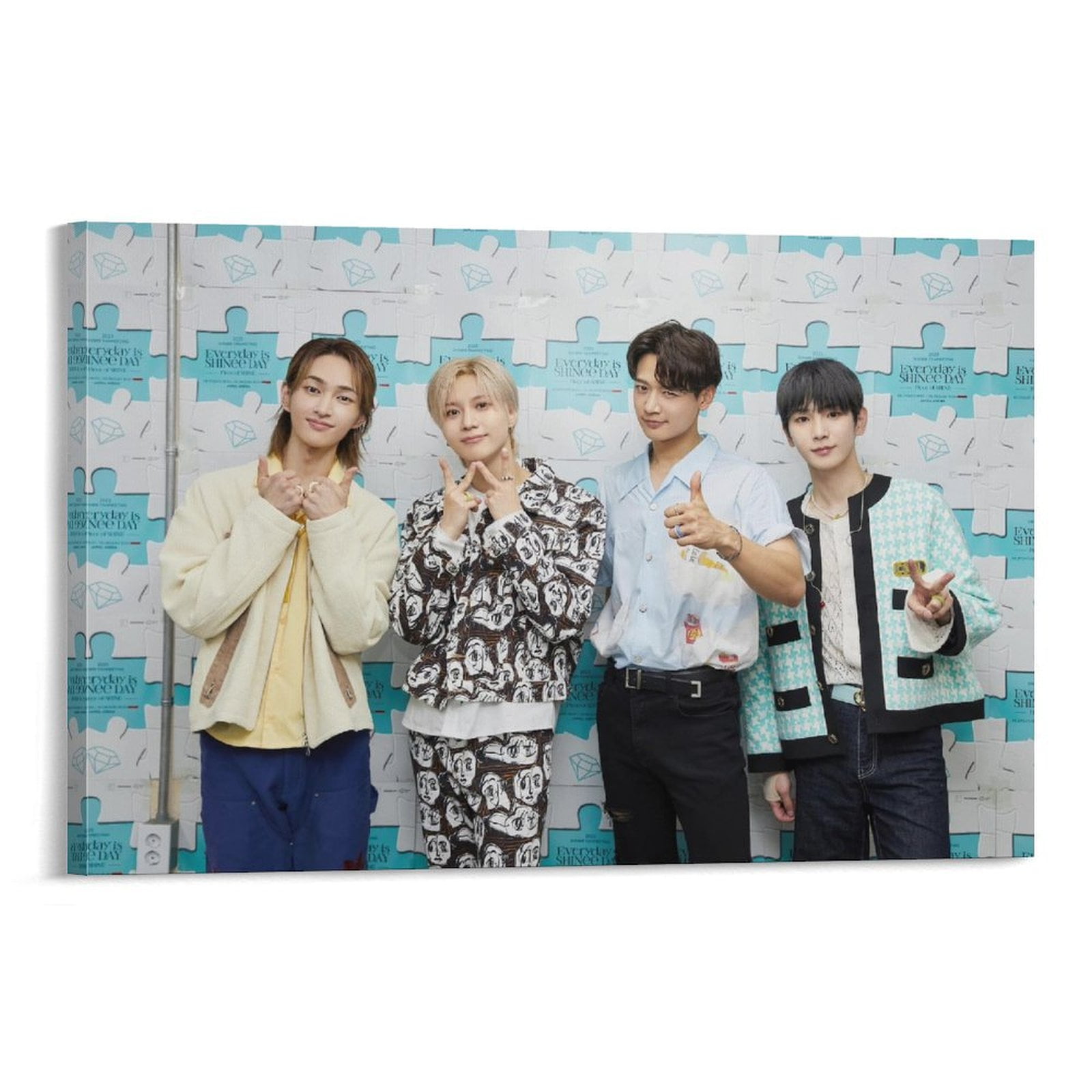 SHINee K-pop Boy Band Poster Hot Picture Print Wall Art Poster Painting ...