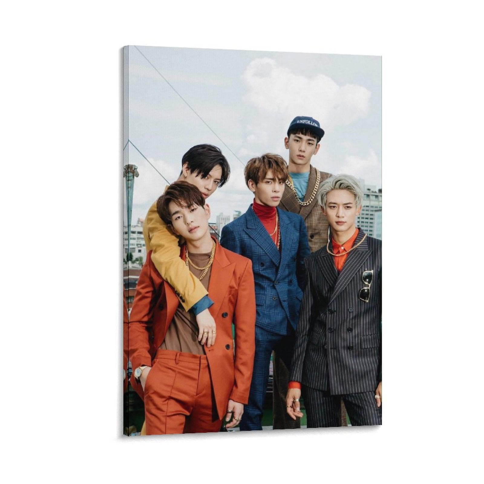 SHINee K-pop Hot Boy Band Poster Canvas Wall Art Poster Decorative ...