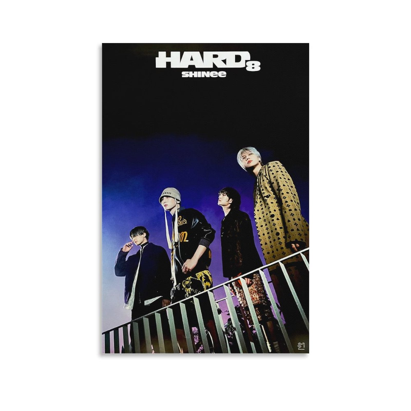 SHINee K-pop Hot Boy Band Poster Korean Poster Decorative Painting ...