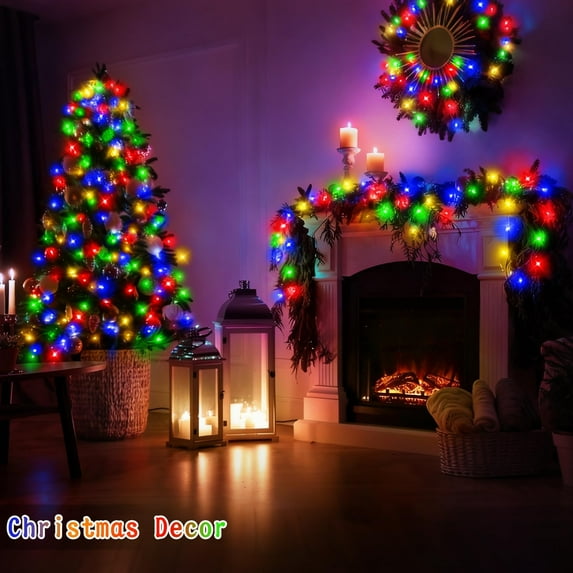 SHIQI-132 FT 400 LED Fairy Lights Plug in Christmas String Lights ...