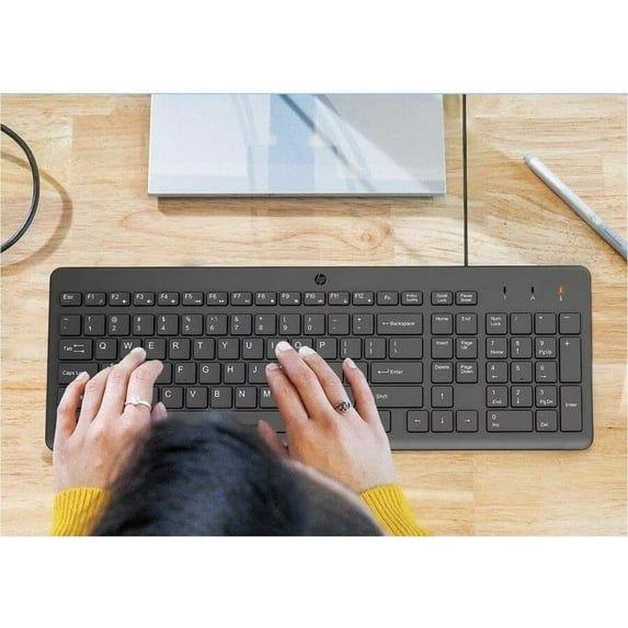 SHIQI-150 Wired Mouse and Keyboard Combo - Full-Sized, Low-Profile ...