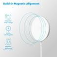 SHIQI-15W Qi Wireless Charging Pad with Secure Magnetic Alignment, Qi ...