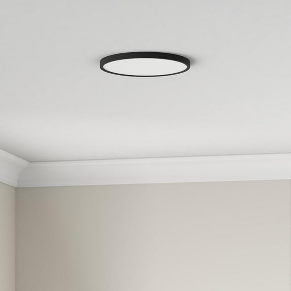 SHIQI-2 Pack of Black 10 Inch LED Ceiling Light Fixture Flush Mount for ...