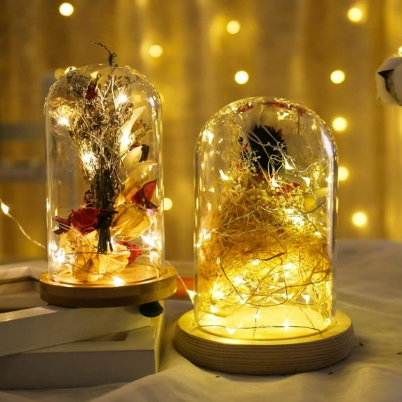 SHIQI-2 Pack USB Fairy Lights USB Powered String Lights Warm Yellow 5 ...