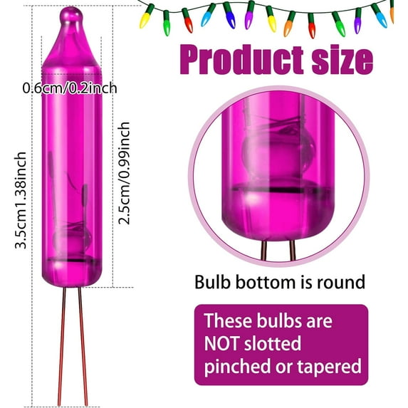 SHIQI-200 Count 2.5V Christmas 50/100/150/200 Count Mini Incandescent ...