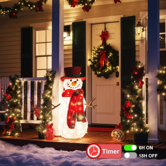 SHIQI-200 LED 66ft Christmas String Lights Battery Operated, Battery ...