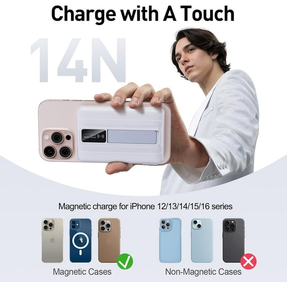 SHIQI-2025 Latest Magnetic Wireless Portable Charger Power Bank ...