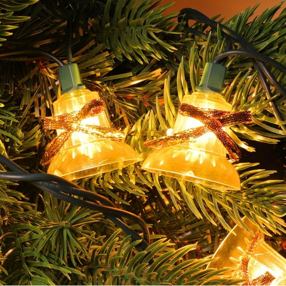 SHIQI-30 Lights Christmas Musical Bell String Lights, 25 Classical ...