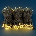 SHIQI-300 Count Warm White Christmas Lights, 100 Feet Wide Angle 5mm ...