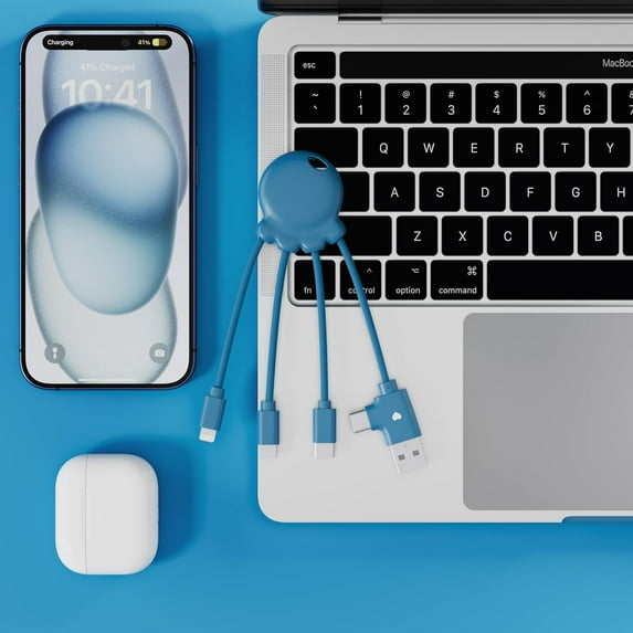 SHIQI-4-in-1 Multi USB Octopus Cable – Universal Charger with USB-C ...