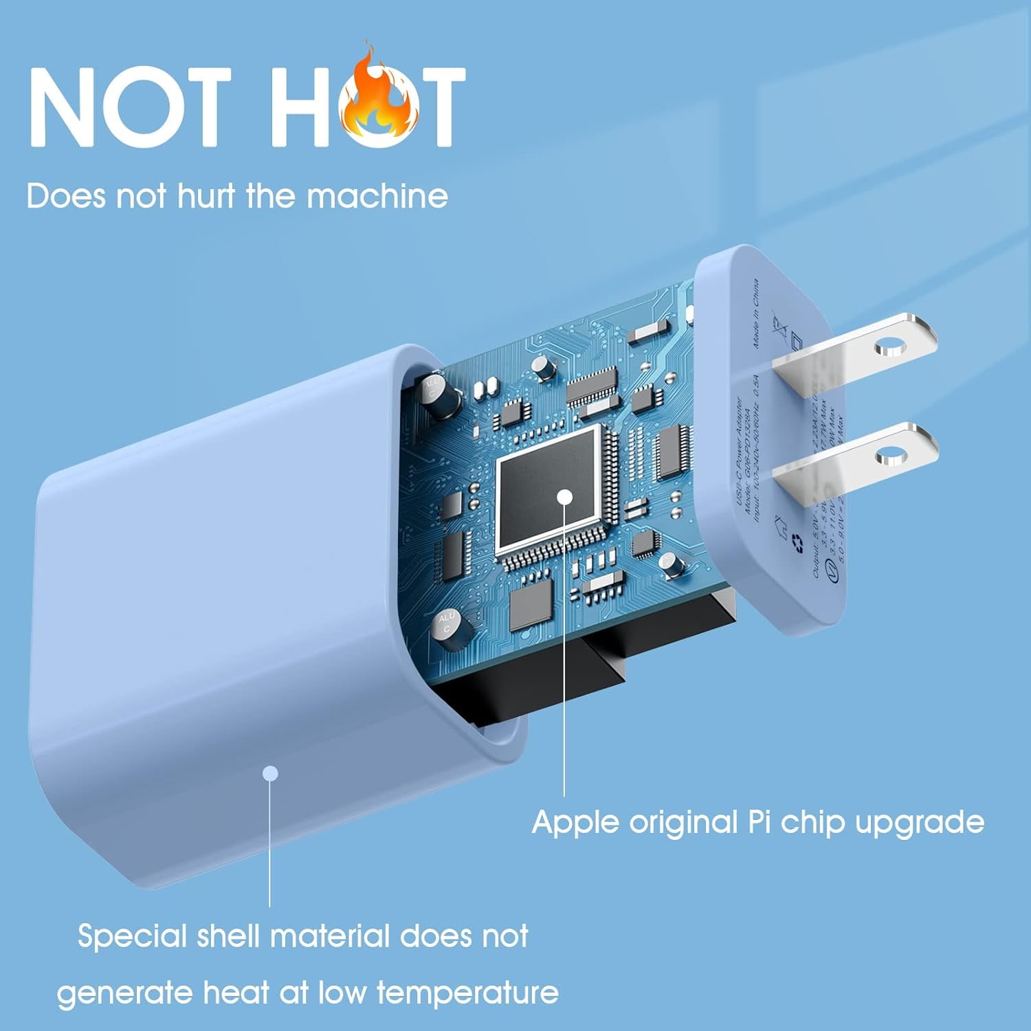 SHIQI-4Pack USB C Charger Block, 20W USB C Charger Wall Charger PD 3.0 ...