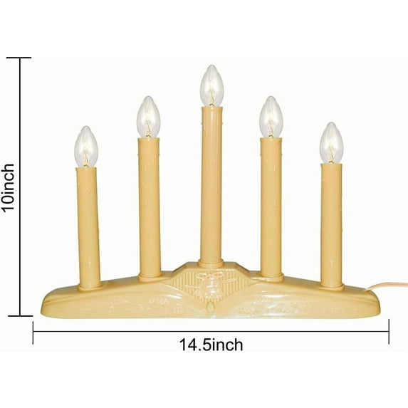 SHIQI-5 Light Window Candle Electric, Christmas Electric Candoliers ...