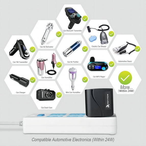 SHIQI-AC to DC Converter Power Supply Transformer 2A/24W AC/DC Adapter ...