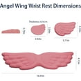 SHIQI-Angel Wing Wrist Rest,Cute Wrist Rest for Keyboard and Mouse,Hand ...