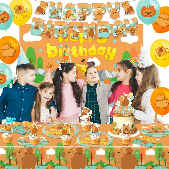 SHIQI-Capybara Birthday DecorationsCapybara Party SuppliesCapybara ...