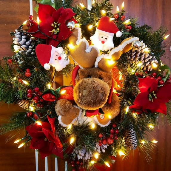 SHIQI-Christmas Lights 66ft 200 LED Battery Operated String Lights with ...