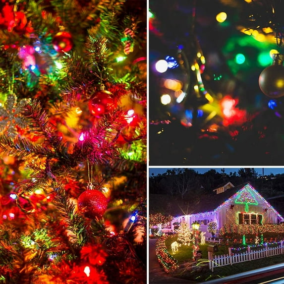 SHIQI-Christmas Lights - Battery Operated String Lights 50 LED String ...